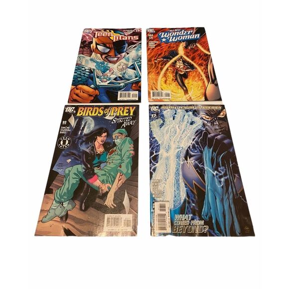 DC Comics | Accents | Dc Comics Set Of 4 Teen Titans Wonder Woman Birds ...